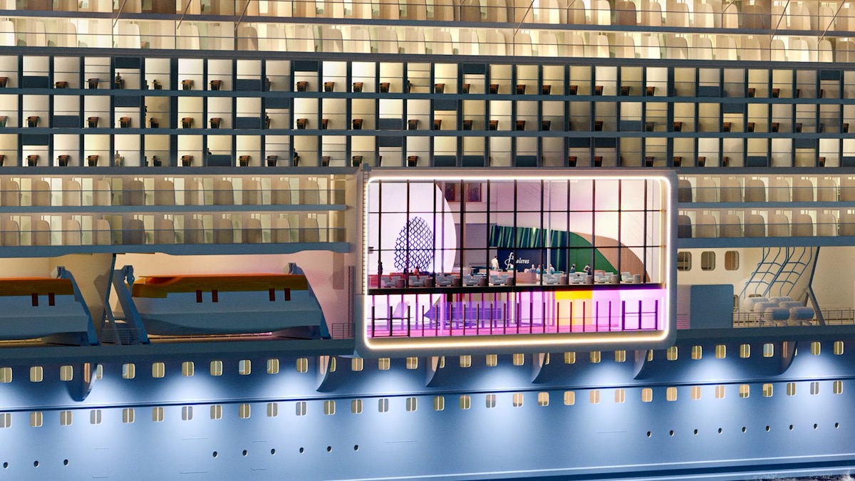 Take a look inside the Royal Promenade on Icon of the Seas